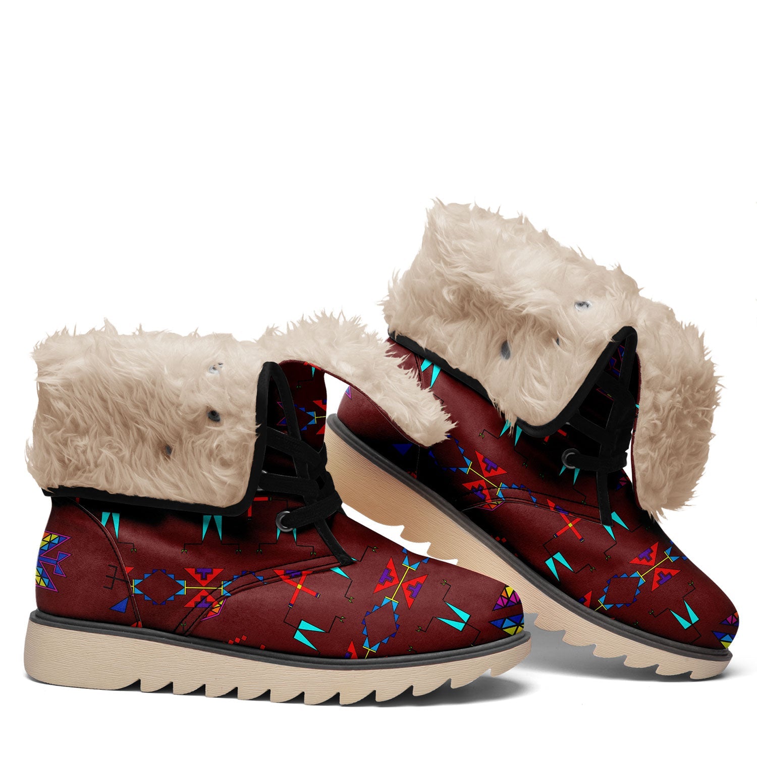 Rainy Chief Rainbow Earth Clay Polar Winter Boots – 49DzineMembers
