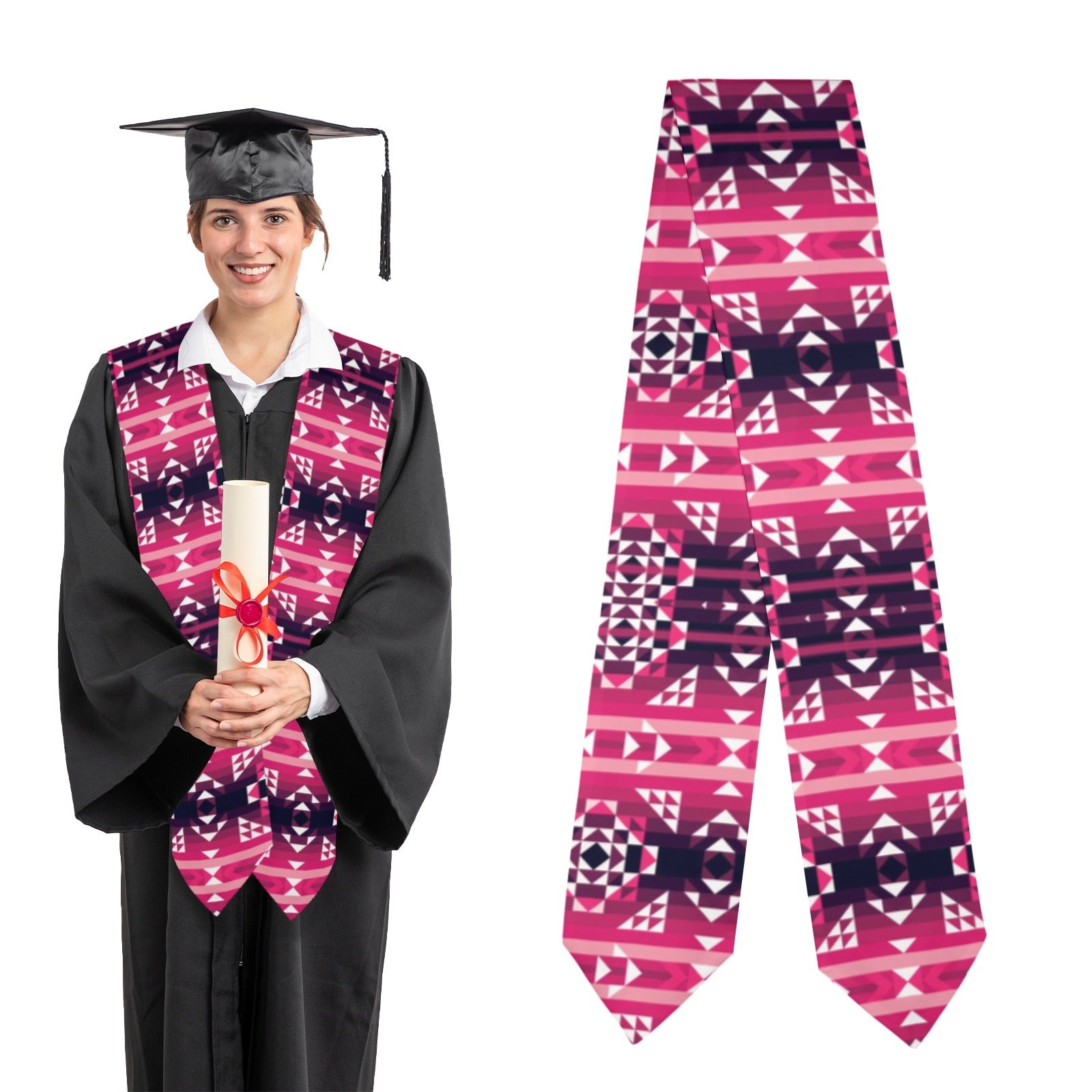 Royal Airspace Red Graduation Stole – 49DzineMembers