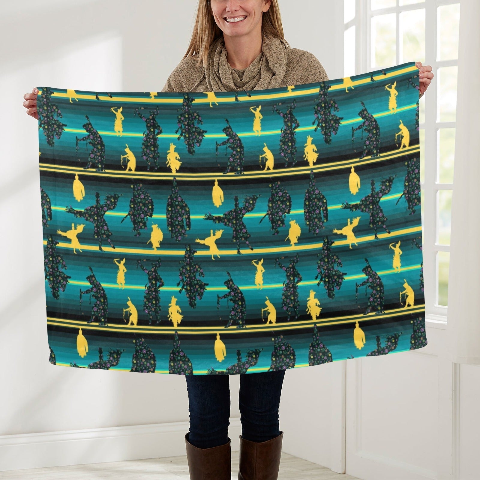 Dancers Inspire Green Baby Blanket 30"x40" – 49DzineMembers